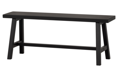 Bankje Imme hout zwart Imme bankje hout zwart 110CM